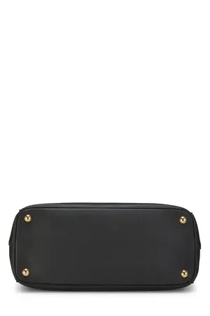Prada Saffiano Leather Convertible Handbag - Black