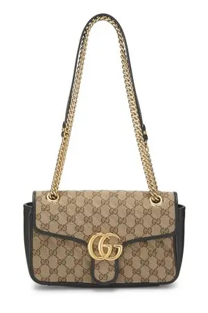 Gucci Original Gg Canvas Marmont Shoulder Bag