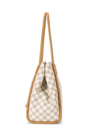 LOUIS VUITTON Damier Azur Propriano Tote - White