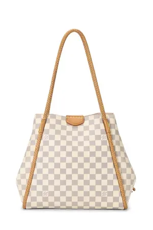 LOUIS VUITTON Damier Azur Propriano Tote - White