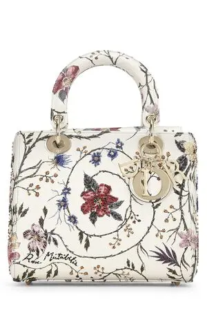 Dior Embellished Leather Lady Medium Bag