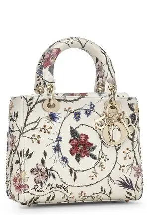 Dior Embellished Leather Lady Medium Bag