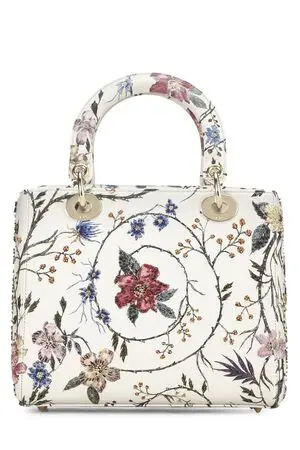 Dior Embellished Leather Lady Medium Bag