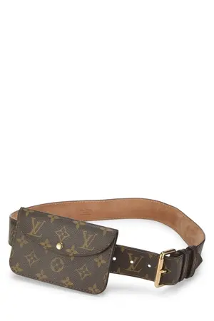 LOUIS VUITTON Monogram Canvas Pochette Solo Belt Bag