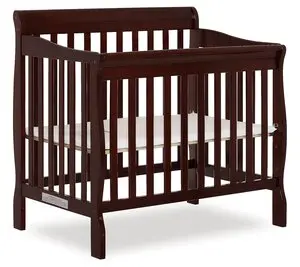 DREAM ON ME Aden 4-in-1 Convertible Mini Crib - One-color
