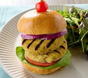 GRATEFUL EATS (20) 4-oz Chicken & Veggie Blend Burger Patties - One-color