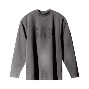 Yeezy Engineered Balenciaga Dove Long-sleeve Tee 'dark - Grey