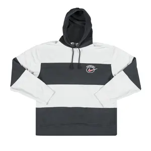 Supreme X Nike Stripe Hooded Sweatshirt - Black