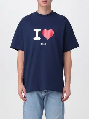 MSGM Cotton T-shirt - Navy
