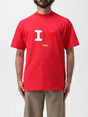 MSGM Cotton T-shirt Red
