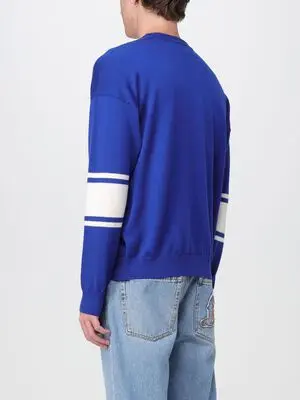 MSGM Sweater In Virgin Wool - Blue