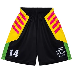 ANTI SOCIAL SOCIAL CLUB Own Goal Soccer Shorts - Black