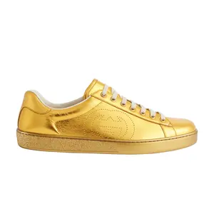 Gucci Ace Interlocking G Sneakers - Gold