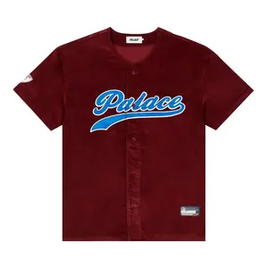 PALACE Cord Baseball Jersey - Red