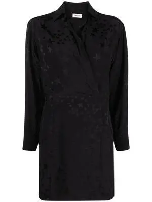 Zadig&Voltaire Star Silk-jacquard Mini Dress