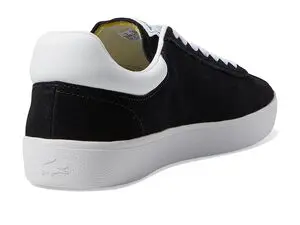 Lacoste Baseshot Suede Lace-up Sneakers - Black