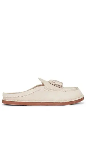 Jeffrey Campbell Work At Home Slides In Ivory