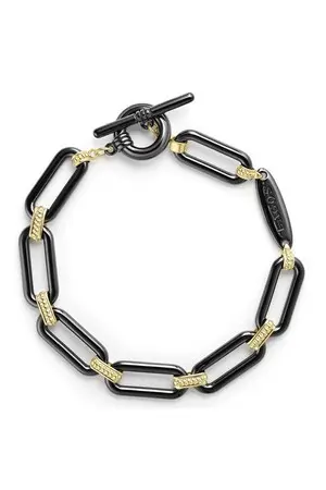 Lagos Signature Caviar Link Bracelet - Gold