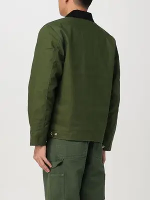 Carhartt Work In Progress Detroit Organic Cotton Shirt Jacket With Velvet Collar