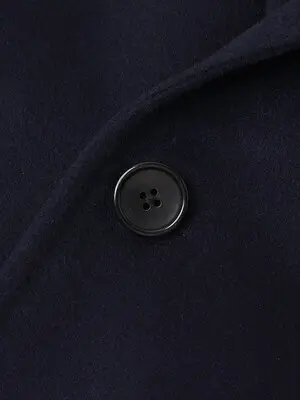 Cardinal Of Canada Pierre Cashmere Topcoat - Navy