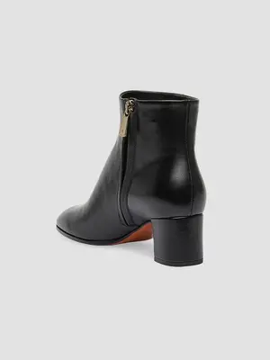 Santoni 50mm Side-zip Leather Booties
