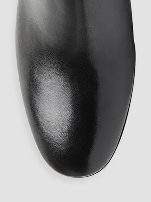 Santoni 50mm Side-zip Leather Booties