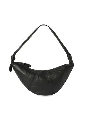 LEMAIRE Men's Large Croissant Bag - Dark Chocolate - Black