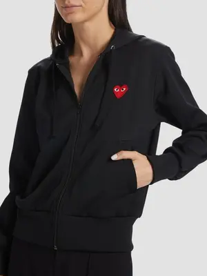 Play Comme Des Garcon Heartplay Zip Hoodie