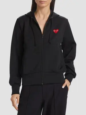 Play Comme Des Garcon Heartplay Zip Hoodie
