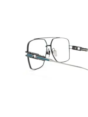 Dita Grand Emperik Pilot-frame Glasses - Black