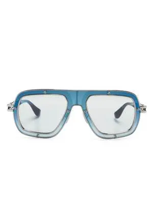 Dita Round-frame Tinted Sunglasses