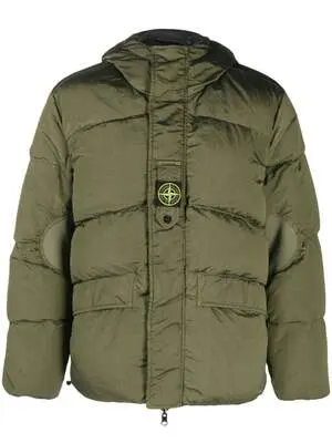 Stone Island Hooded Reverible Puffer Jacket