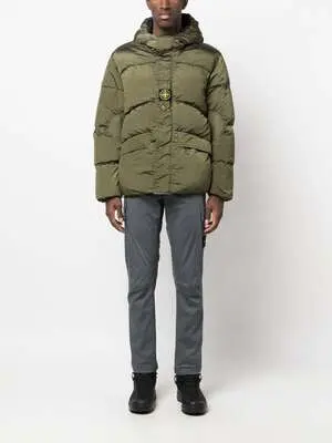 Stone Island Hooded Reverible Puffer Jacket