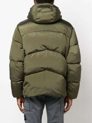 Stone Island Hooded Reverible Puffer Jacket