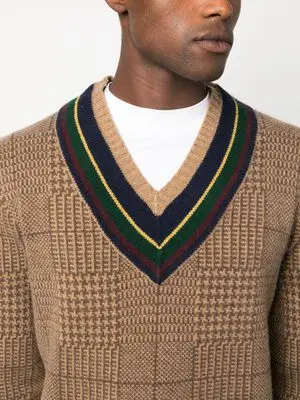 Polo Ralph Lauren Glen Plaid Check-pattern Wool Jumper