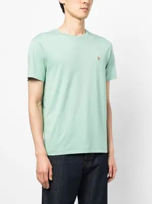 Polo Ralph Lauren Polo Pony-embroidered Cotton T-shirt - Green