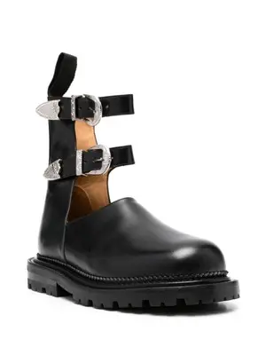 Toga Leather Ankle Boots