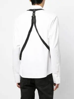 Julius Leather Holster Vest In Black - 30% Off | Editorialist