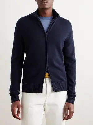 Loro Piana Cashmere Zip-up Sweater
