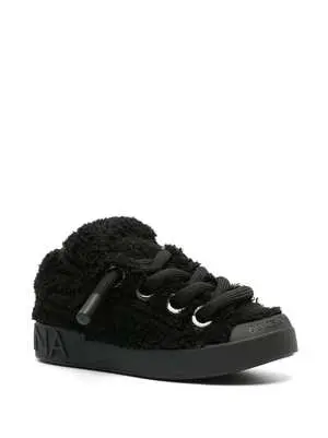 Dolce & Gabbana Portofino Terry-cloth Sneakers