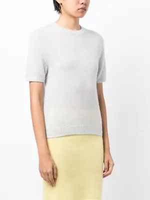 Cashmere In Love Sidley Fine-knit Top - Blue
