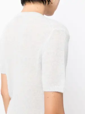 Cashmere In Love Sidley Fine-knit Top - Blue