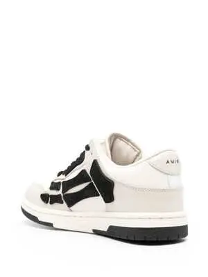 Amiri Skel Low-top Leather Sneakers - Neutrals