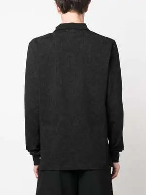 BILLIONAIRE Piquet Long-sleeved Polo Shirt