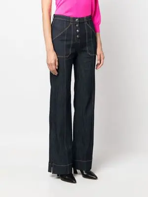 Cinq À Sept Long Benji Cotton Jeans