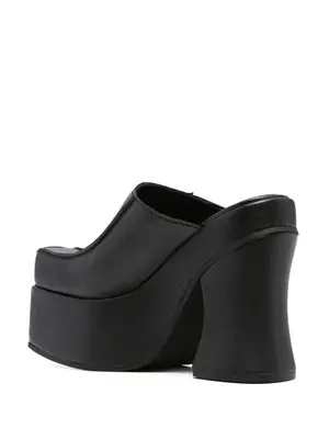 Eckhaus Latta 135mm Square-toe Platform Mules