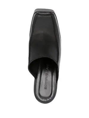 Eckhaus Latta 135mm Square-toe Platform Mules