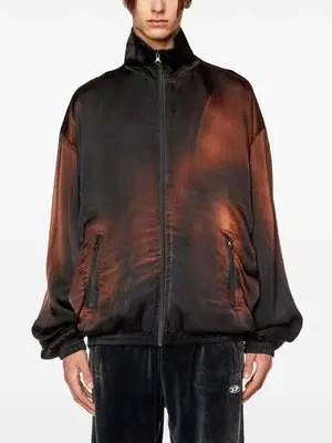 DIESEL® J-smash Faded Zip-up Bomber Jacket