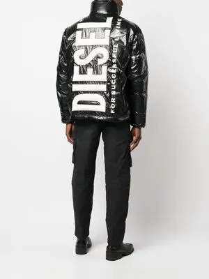 DIESEL® Logo-patch Padded Jacket