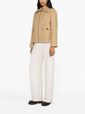 Woolrich Zip-up Jacket With Ribbed Collar